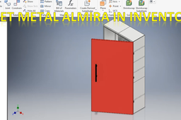 Steel Almirah in Autodesk Inventor Assembly || Inventor Cad Tutorials ...