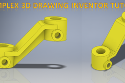 Complex 3d Drawing In Autodesk Inventor 3d Tutorials || Inventor cad || 3d drawings | GrabCAD ...