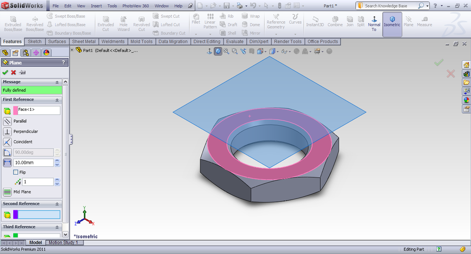 Tutorial - Creating hex nut in SolidWorks? - GrabCAD