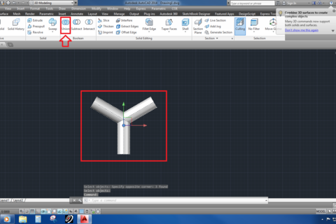 A 3 join pipe design in AutoCAD - GrabCAD