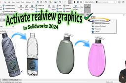 Activate realview graphics in solidworks | GrabCAD Tutorials