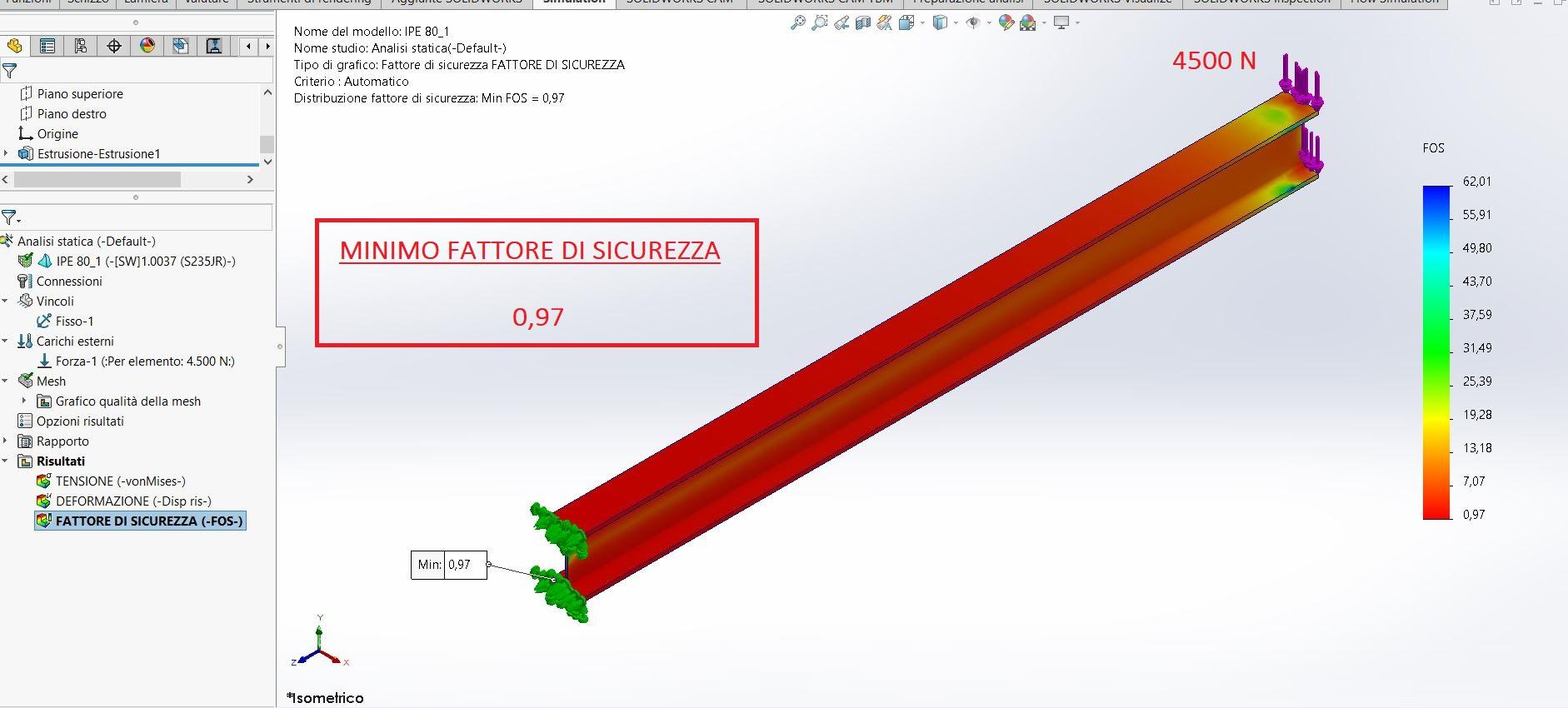 Profilato IPE 80 UNI 5398 a sbalzo | GrabCAD Tutorials