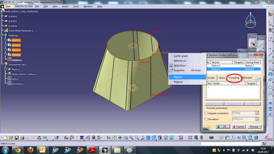 How to create this part in CATIA V5 - GrabCAD