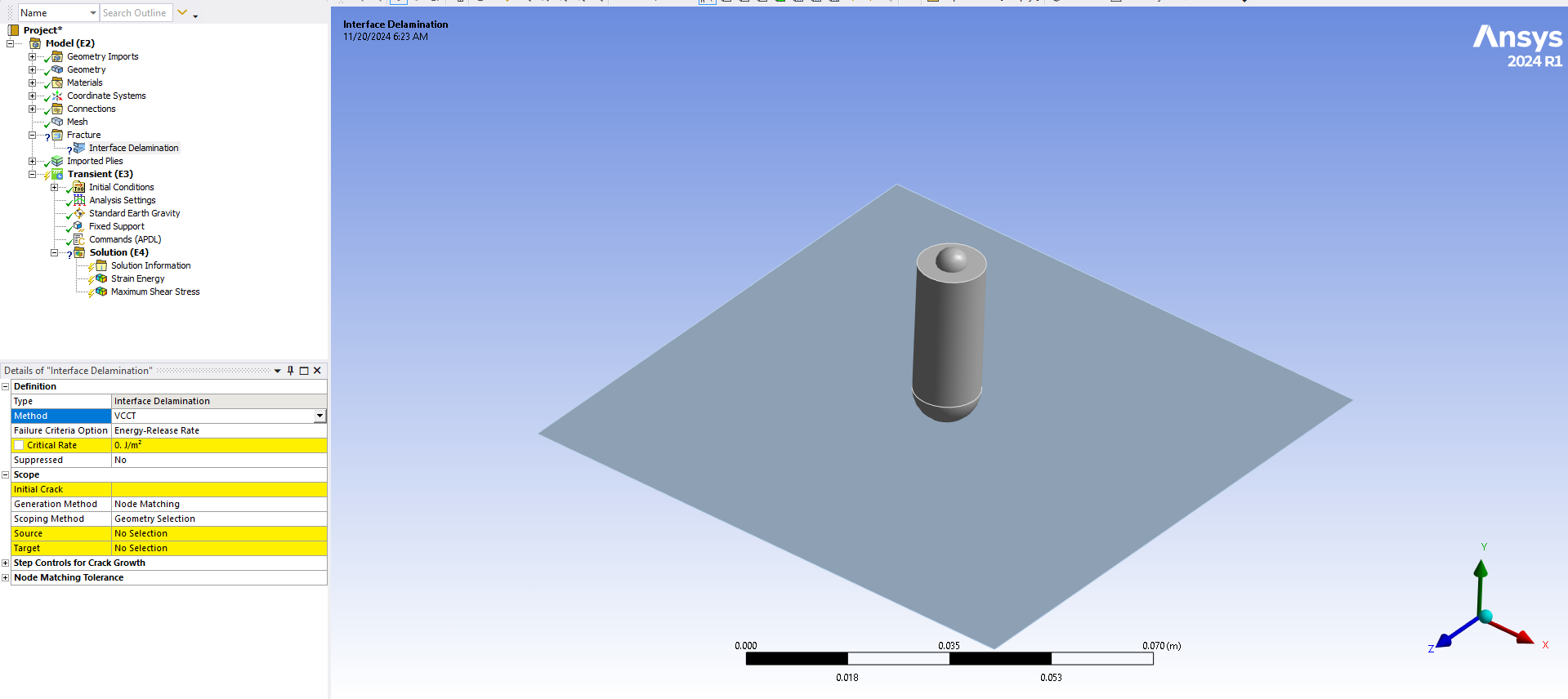 Interface delamination in ACP model | ANSYS4ALL | GrabCAD Groups
