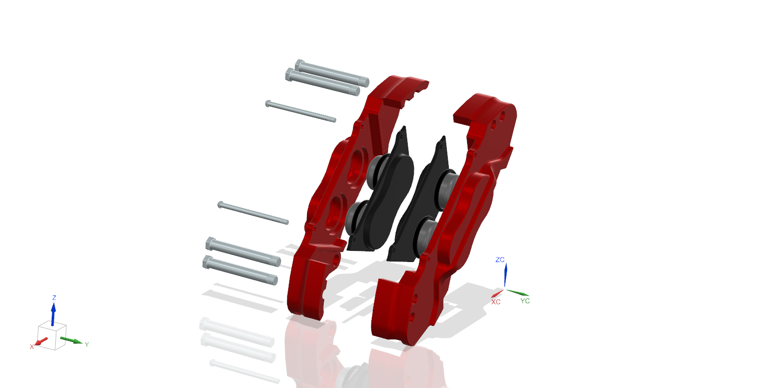 BRAKE CALIPER MODEL AND DESIGN | Siemens NX (Unigraphics) Users ...