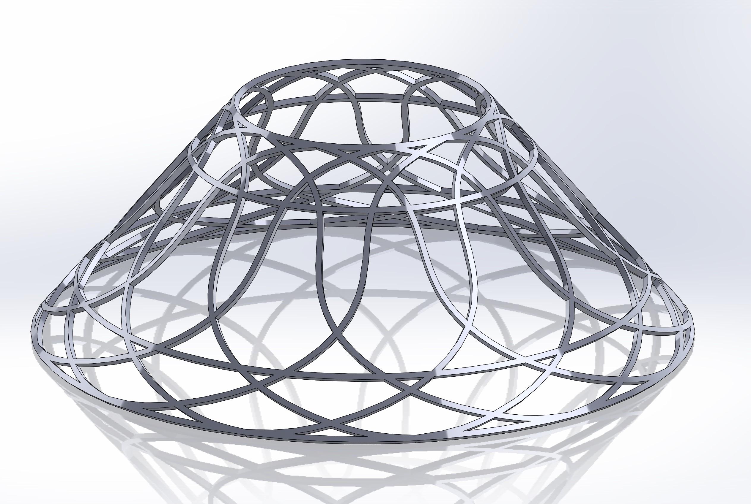 How do I stop the twisting of the spiral ribs | GrabCAD Questions