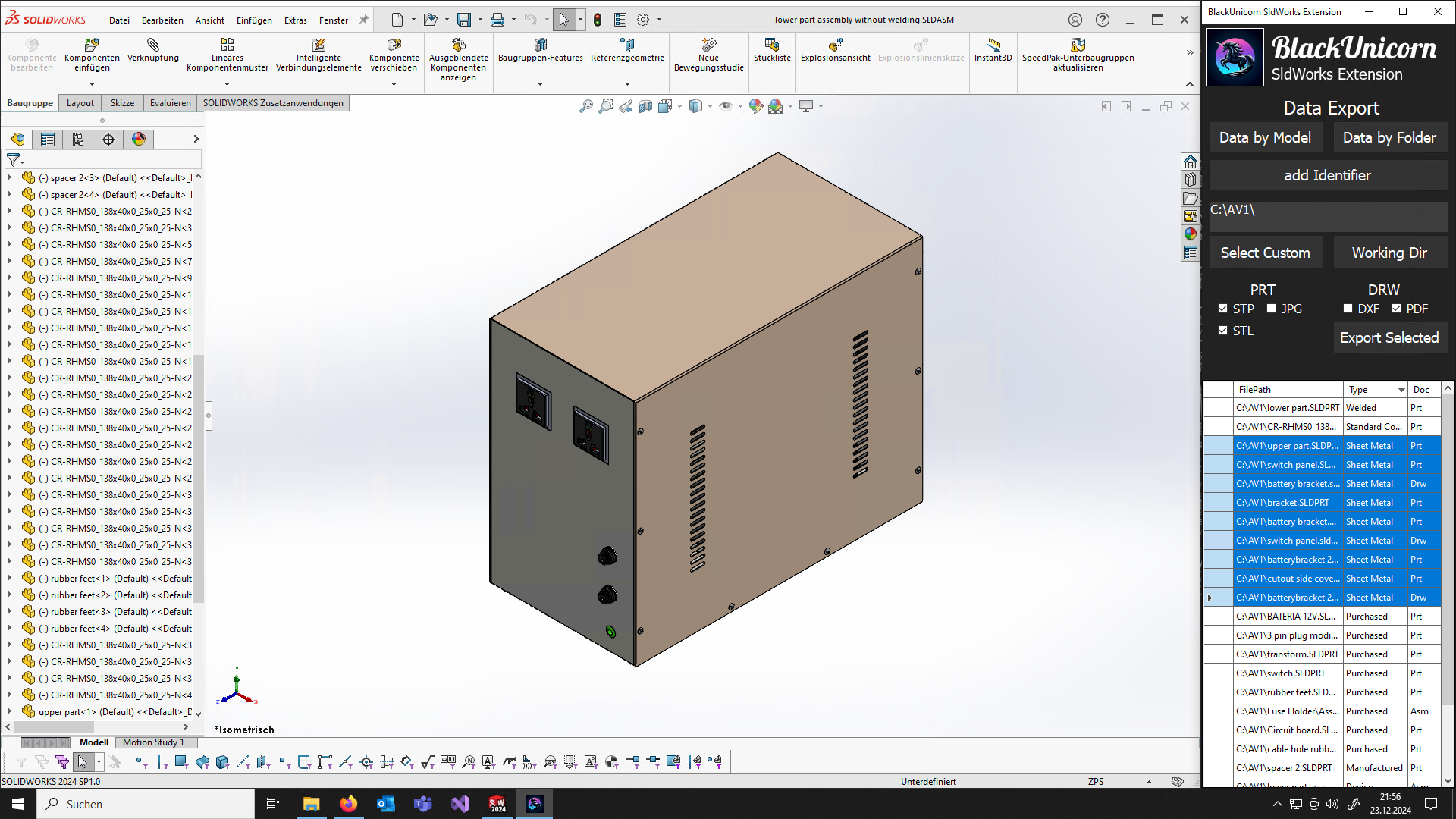 Automated neutral format export App | SOLIDWORKS Design & Help | GrabCAD Groups