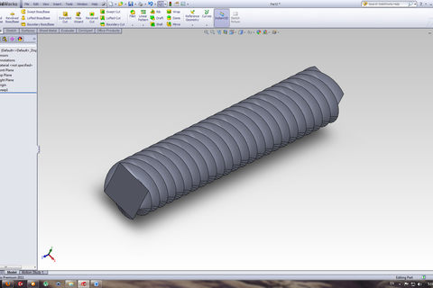 Tutorial - Sweep feature using a twist along the path option - GrabCAD