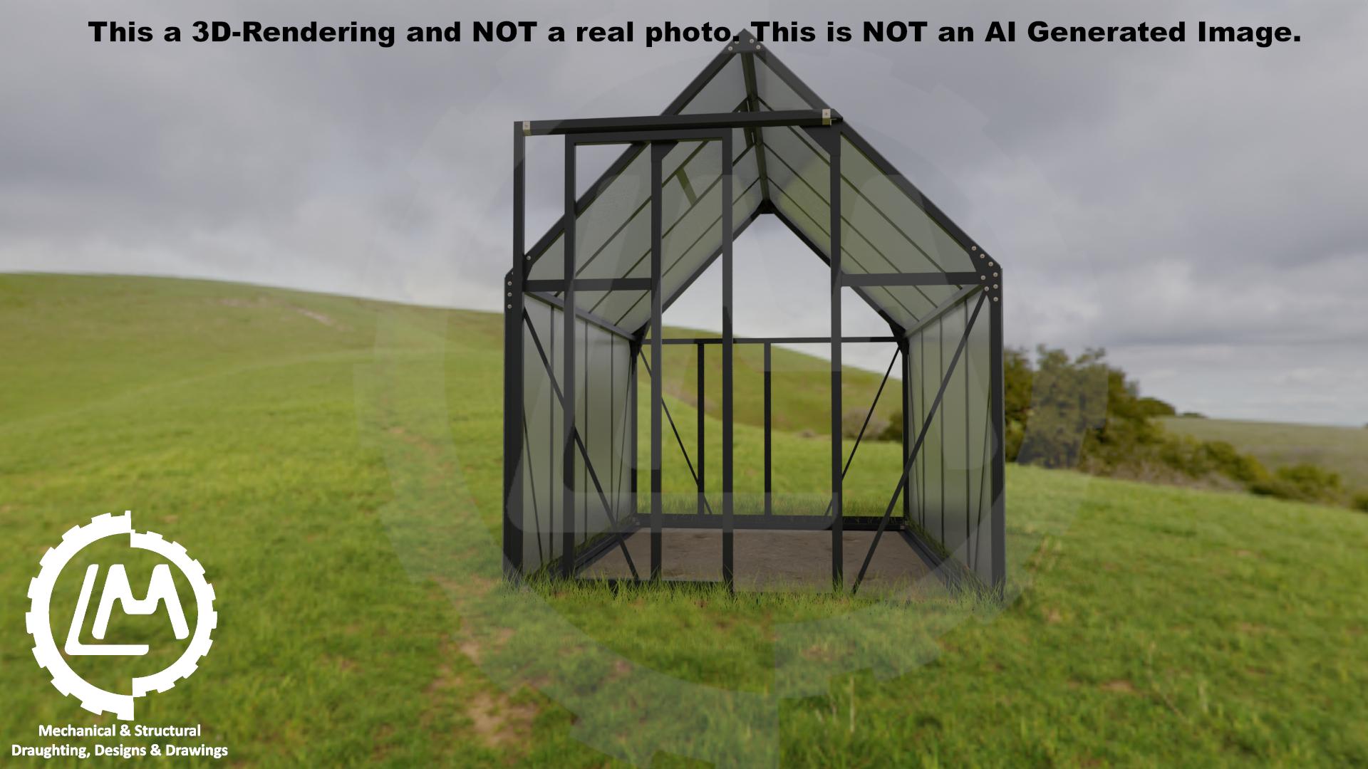 Aluminium Greenhouse Solidwork Model | GrabCAD Questions