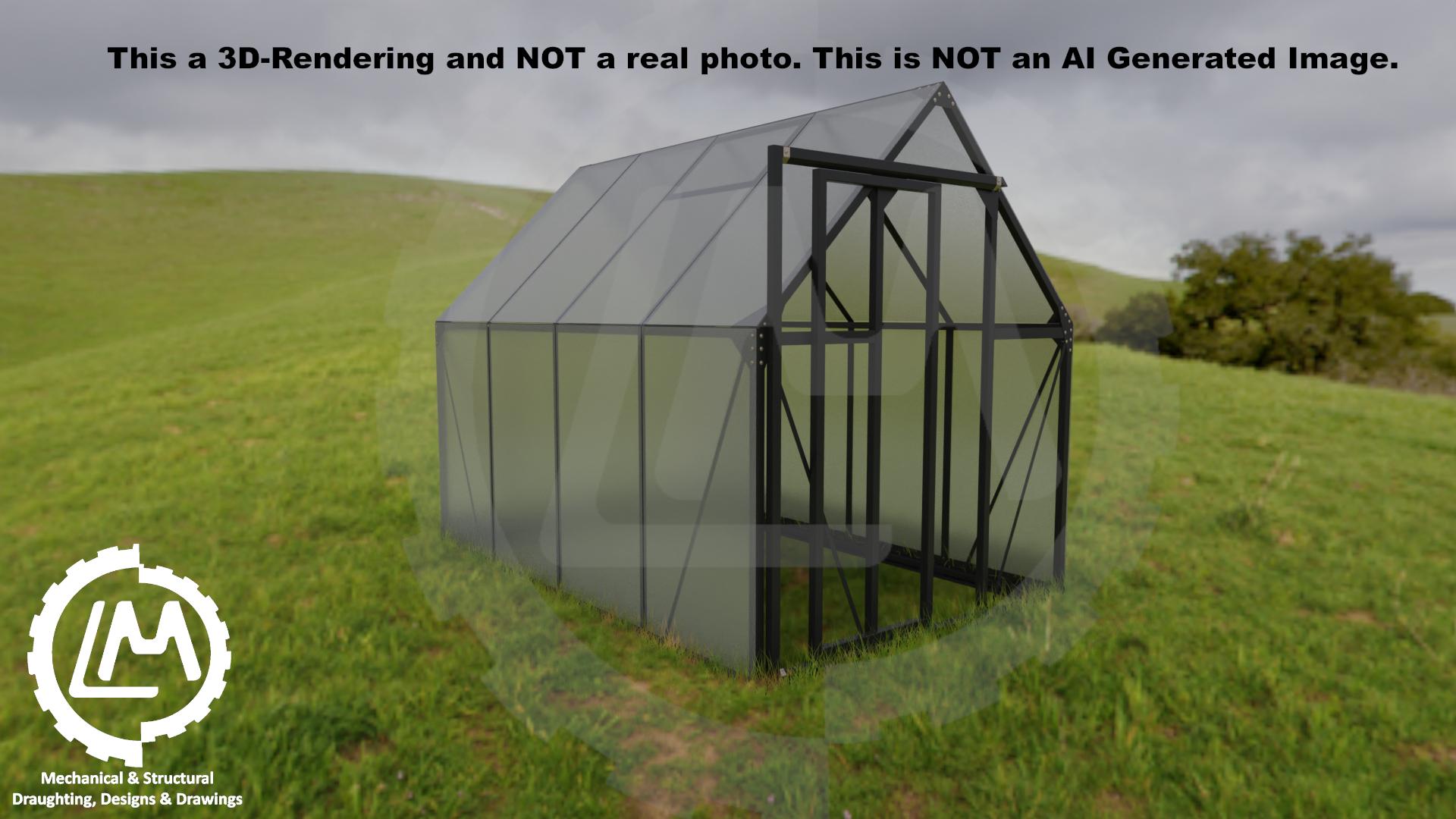 Aluminium Greenhouse Solidwork Model | GrabCAD Questions