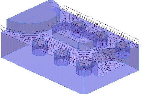 Tutorials:-Working with Power MILL "PART III" 3D Area Clearance. - GrabCAD