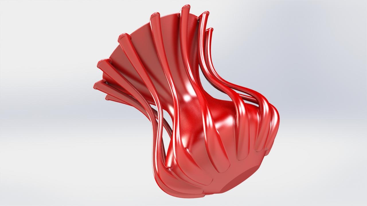 Solidworks: spiral vase | solidworks model design tutorial | GrabCAD Groups