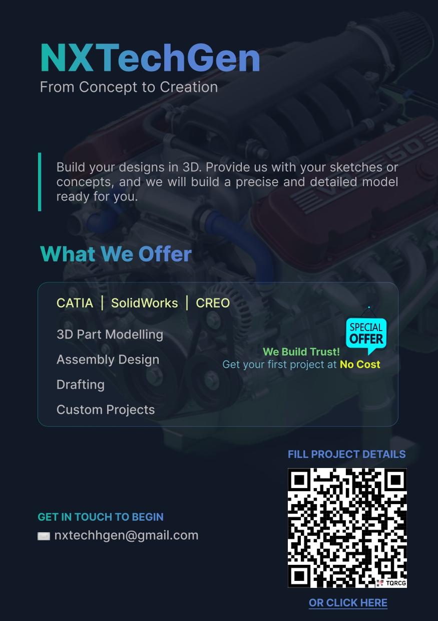 Freelancing CADD services! | CREO Community | GrabCAD Groups