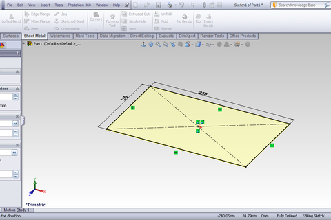 Tutorial - Simple sheet metal part in SolidWorks? - GrabCAD