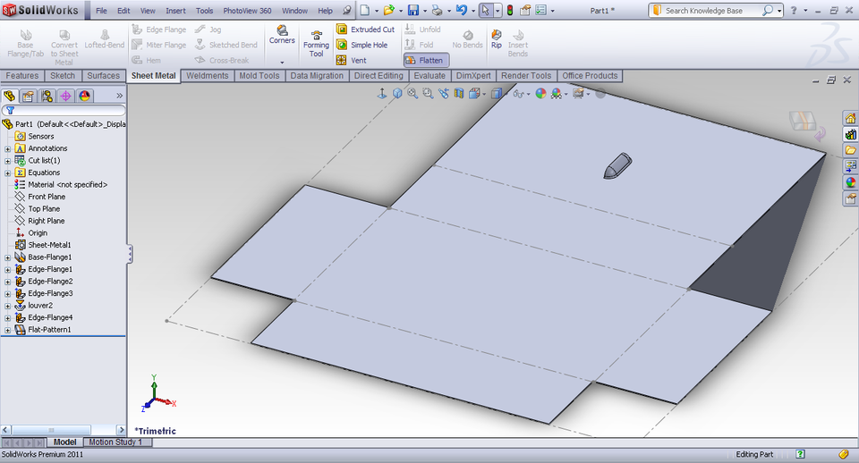 Tutorial - Simple sheet metal part in SolidWorks? - GrabCAD