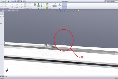 Tutorial: Surface Gaps/ Knitting Surfaces in Solidworks - GrabCAD