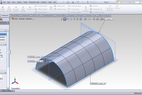 Tutorial - Freeform feature in SolidWorks? - GrabCAD