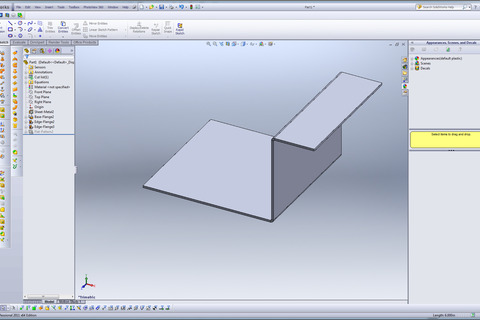 Model sheet metal in SolidWorks - GrabCAD