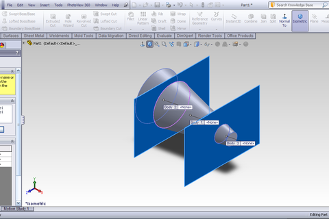 Tutorial - Splitting part into assembly in SolidWorks? - GrabCAD