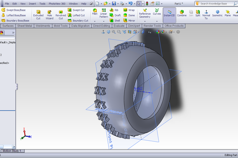 Tutorial - Designing ATV tyre in SolidWorks? - GrabCAD
