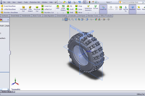 Tutorial - Designing ATV tyre in SolidWorks? - GrabCAD