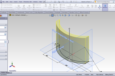 Tutorial - Using surface cut feature for bossing text in SolidWorks? - GrabCAD