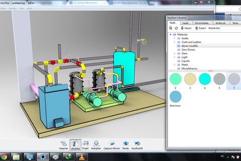tutorial how to render toon in keyshot ? comment faire un rendu dessin ...