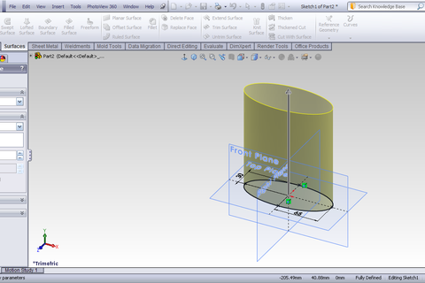 Tutorial - Creating Bottle using surface techniques in SolidWorks ...