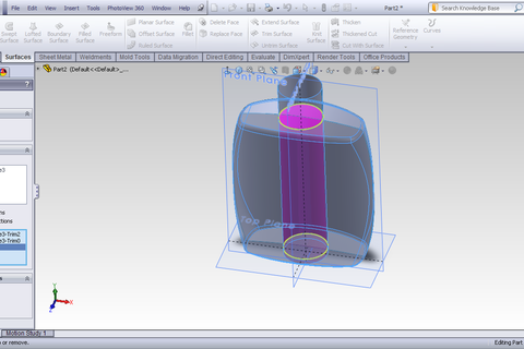 Tutorial - Creating Bottle using surface techniques in SolidWorks? - GrabCAD