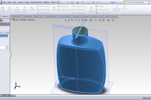 Tutorial - Creating Bottle using surface techniques in SolidWorks? - GrabCAD