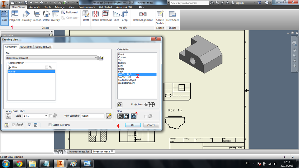 Tutorial : Essentials Drawing with inventor pro part 1 - GrabCAD