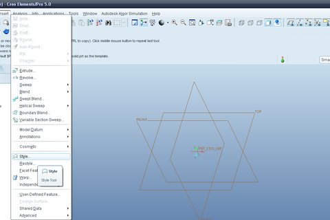 Tutorial - Inserting picture on sketch in Creo Element/Pro aka Pro ...