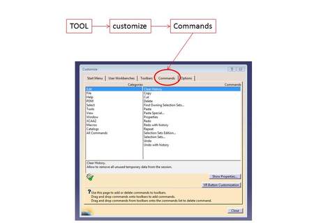 How do I assign keyboard shortcuts for catia - GrabCAD