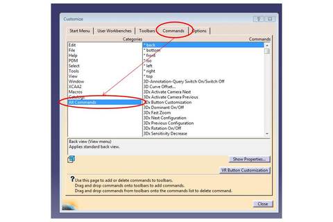 How do I assign keyboard shortcuts for catia - GrabCAD