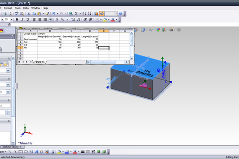 Tutorial - Using design table in SolidWorks? - GrabCAD