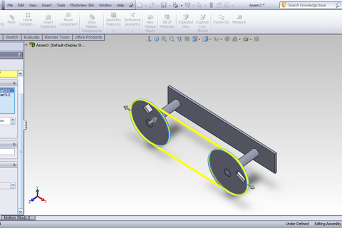 Tutorial - Adding belt in Assembly in SolidWorks? - GrabCAD