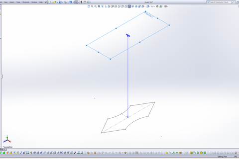 How to model a tip of the sword? - GrabCAD
