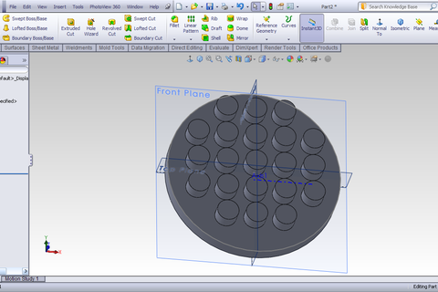 Tutorial - Fill pattern in Solidworks? - GrabCAD