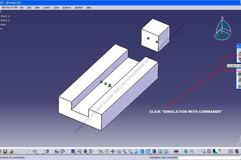 Tutorial: Prismatic joint in Catia V5 simulation - GrabCAD