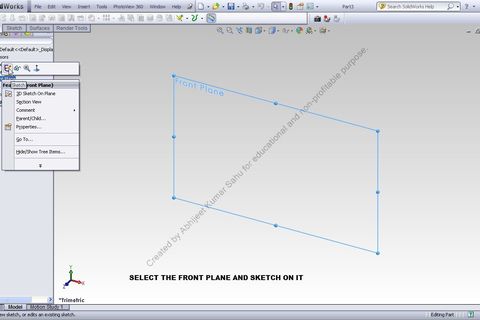 Tutorial: Using deform feature in Solidworks.(Tutorial-1) - GrabCAD