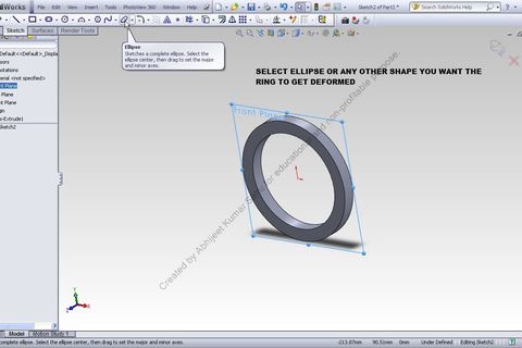 Tutorial: Using deform feature in Solidworks.(Tutorial-1) - GrabCAD
