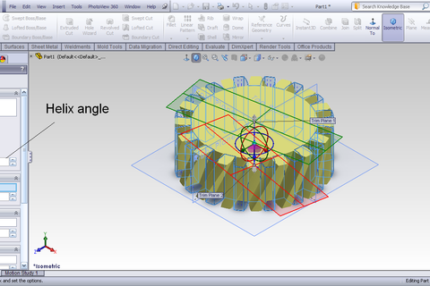 Tutorial - Creating Helical Gear in SolidWorks? - GrabCAD