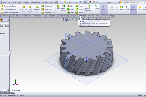 Tutorial - Creating Herring bone gear in SolidWorks? - GrabCAD