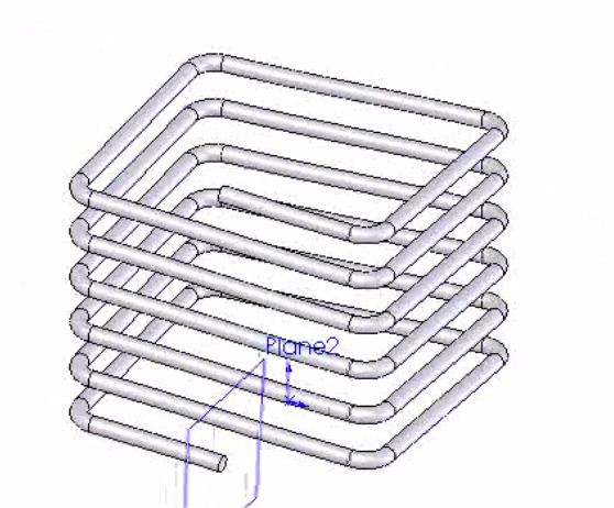 How to draw square helical in solid edge??? | GrabCAD Questions