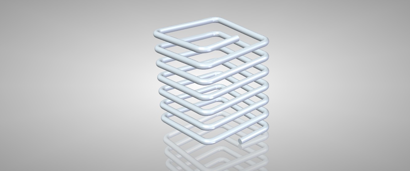 tutorial on solid edge Square helix | GrabCAD Questions