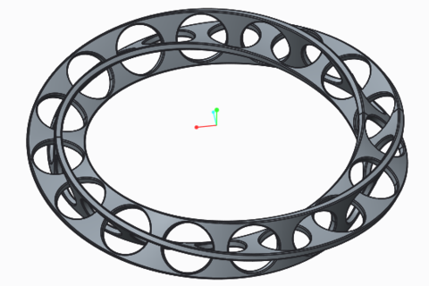 Tutorial: How to model self intersecting Möbius strip - GrabCAD