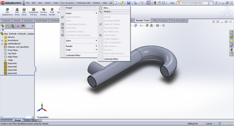 Tutorial - Getting started with flow simulation wizard? - GrabCAD
