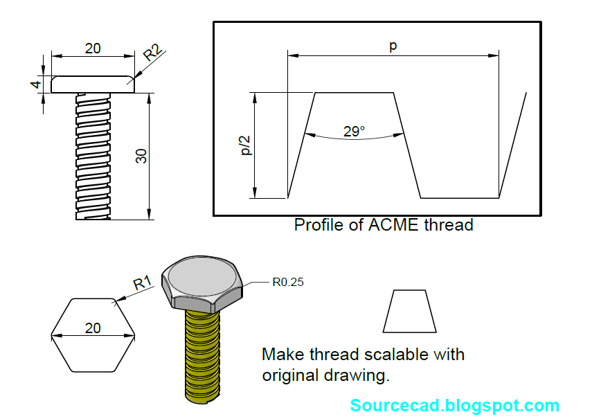 Schroefdraad tekenen - Autodesk Community