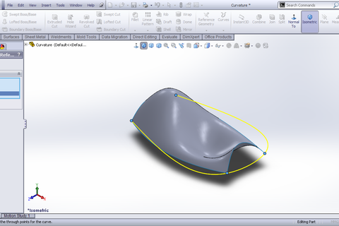 Tutorial - Curve through reference points in SolidWorks? - GrabCAD