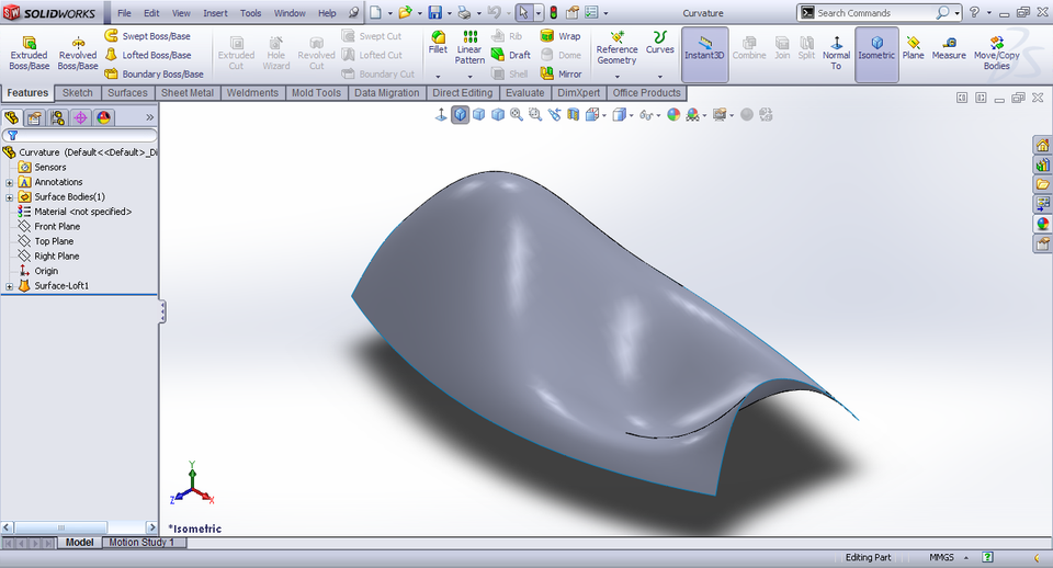 Tutorial Splitting Surfaces Using Split Line In Solidworks Grabcad 